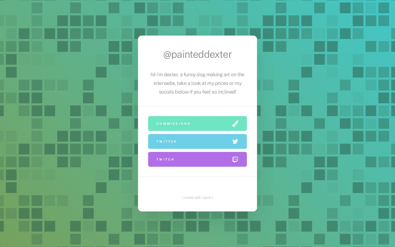 home | painteddexter